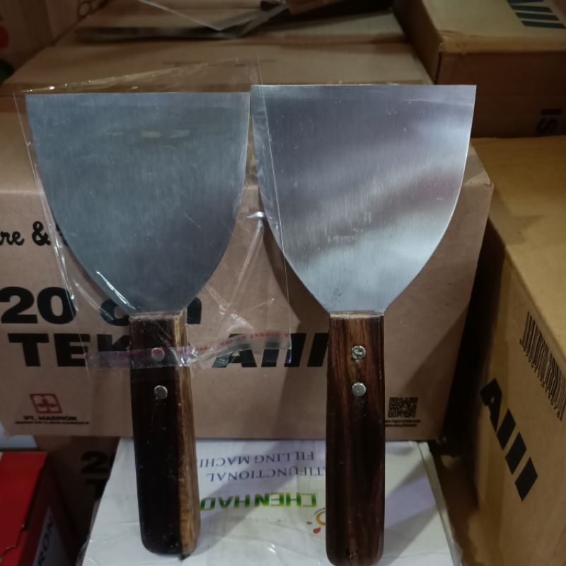 Jual Spatula roti bakar kebab pizza Teppanyaki- Burger- Pizza, dll ...