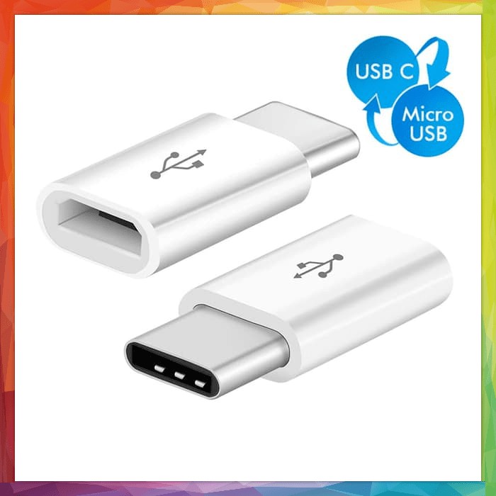 Jual Micro USB to Type C / Micro USB Female to type C Male Adapter ...