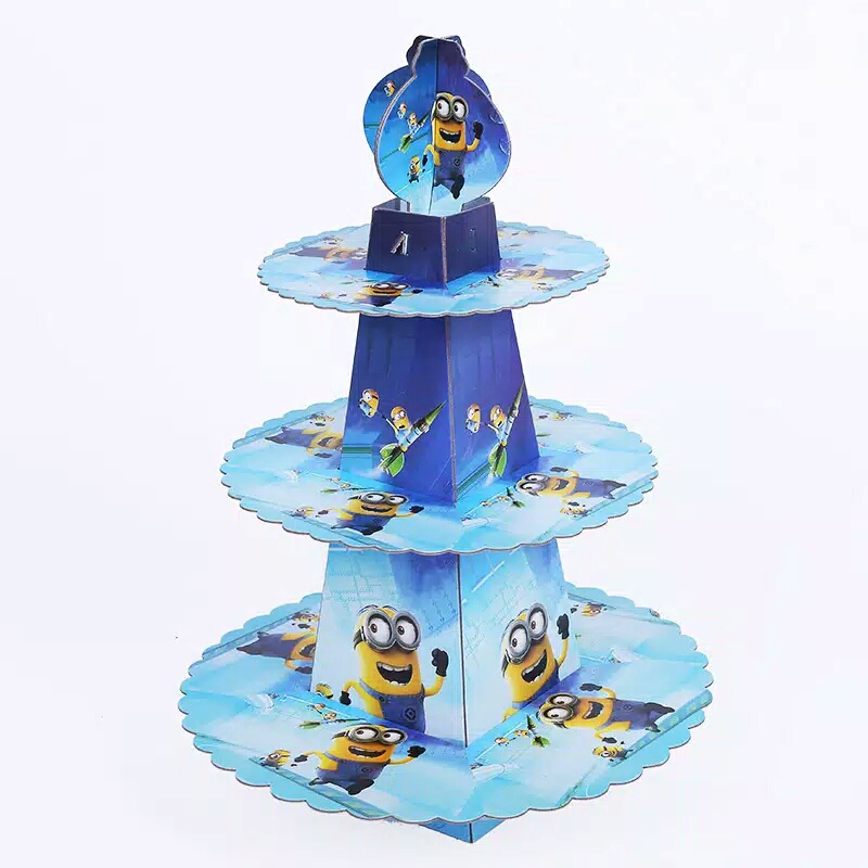 Jual cupcake stand | Stand cupcake kue ulang tahun karakter minion ...