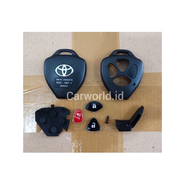 Jual Casing Kunci Innova Fortuner Yaris 3 Tombol Pakai Batang Kunci ...