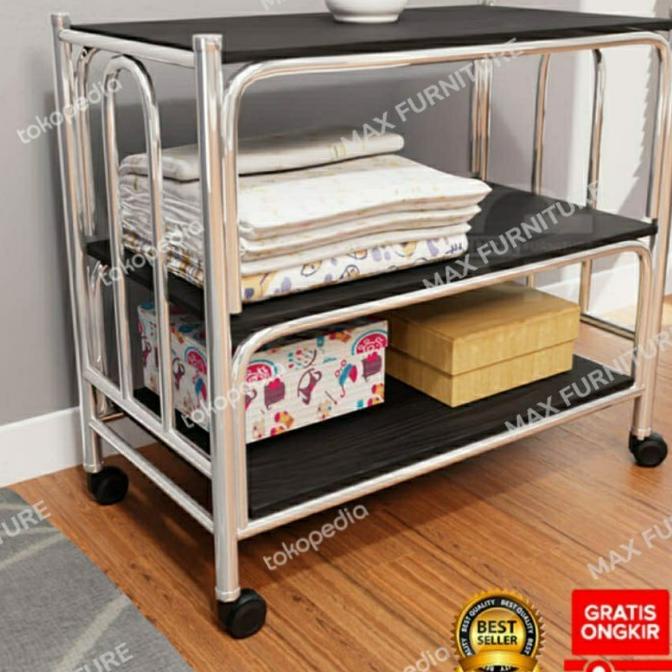 Jual Rak Tv Besi Meja Tv Besi Bufet Tv Rak Tv Dorong Meja Tv Dorong ...