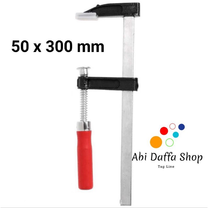 Jual Clam Klem F Kayu Besi Heavy Duty Woodworking Jepit 50 X 300mm ...