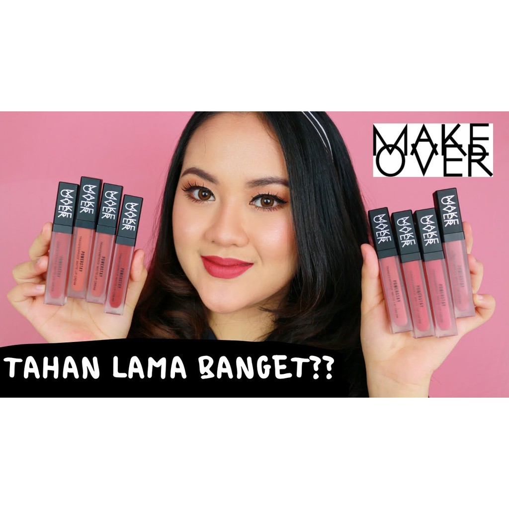 Jual MAKE OVER Powerstay Transferproof Matte Lipcream | Shopee Indonesia
