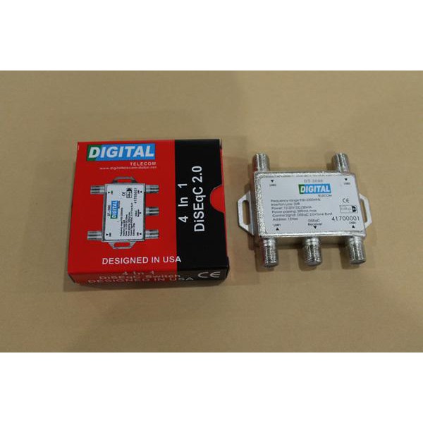 Jual Splitter Parabola 4 way Merk Digital Telecom | Shopee Indonesia
