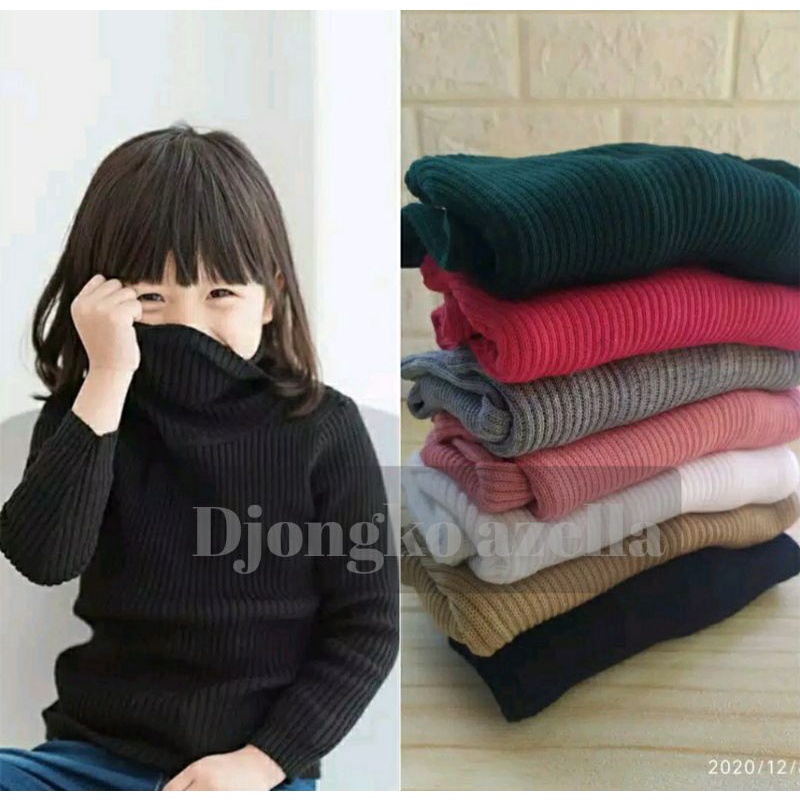 Jual sweater rajut anak-sweater rajut turtleneck anak | Shopee Indonesia