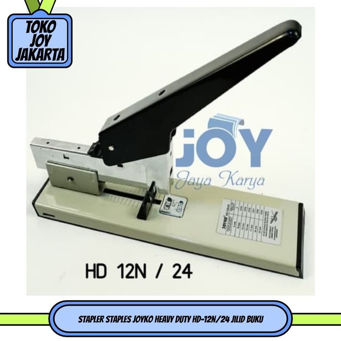 Jual Stapler Staples Joyko Heavy Duty HD-12N/24 Jilid Buku | Shopee ...