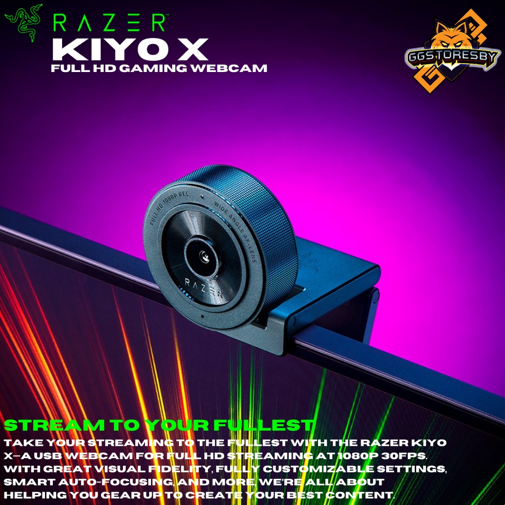Jual RAZER KIYO X Gaming Webcam | Shopee Indonesia