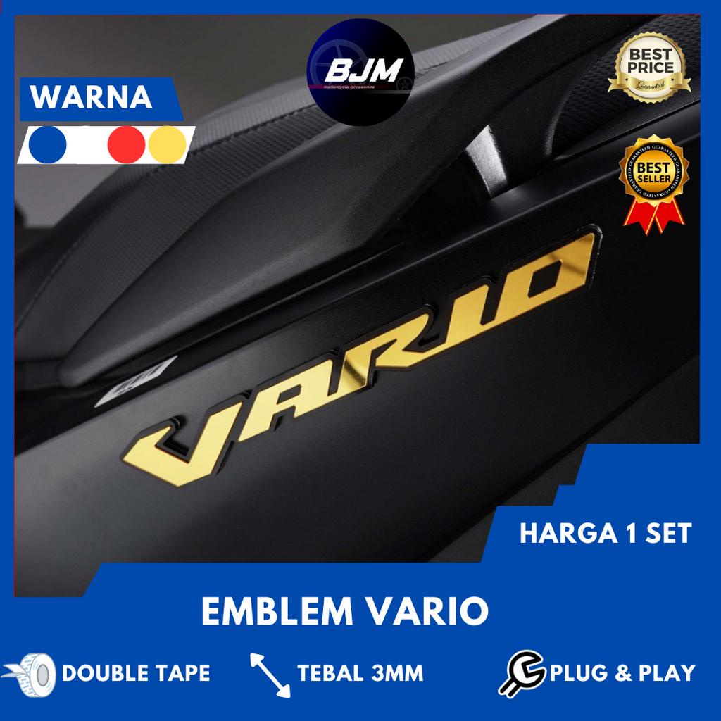 Jual EMBLEM VARIO TIMBUL LOGO VARIO BUKAN STICKER TIMBUL MOTOR EMBLEM ...