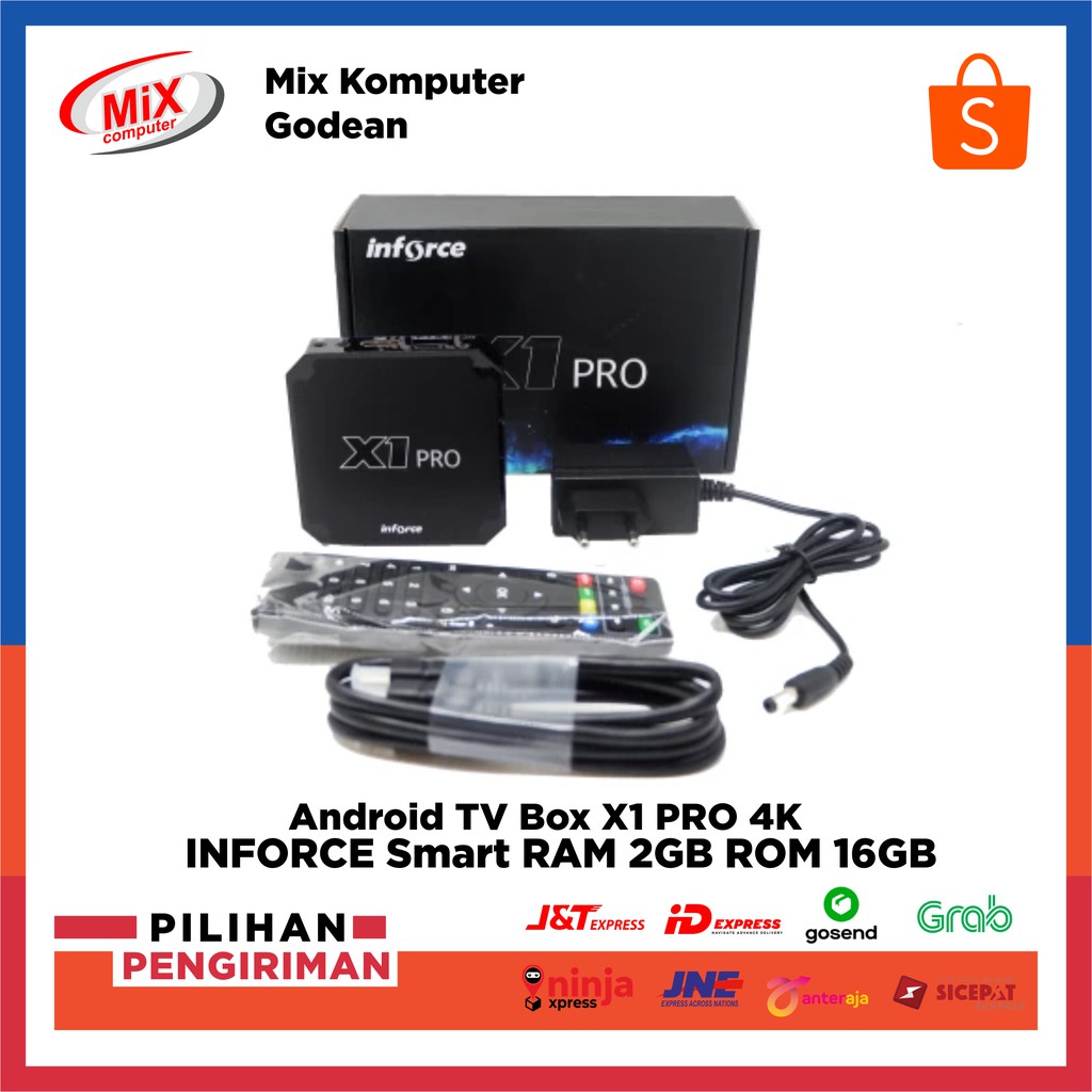 Jual MINI TV BOX ANDROID X1 PRO 4K INFORCE SMART 2GB 16GB Amlogic S905W | Shopee Indonesia