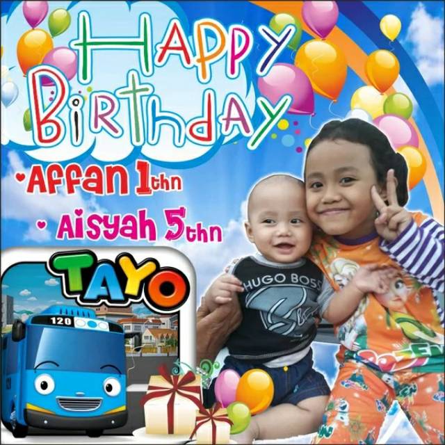 Jual Backdrop Dinding Ultah UK 2X2 Meter | Shopee Indonesia