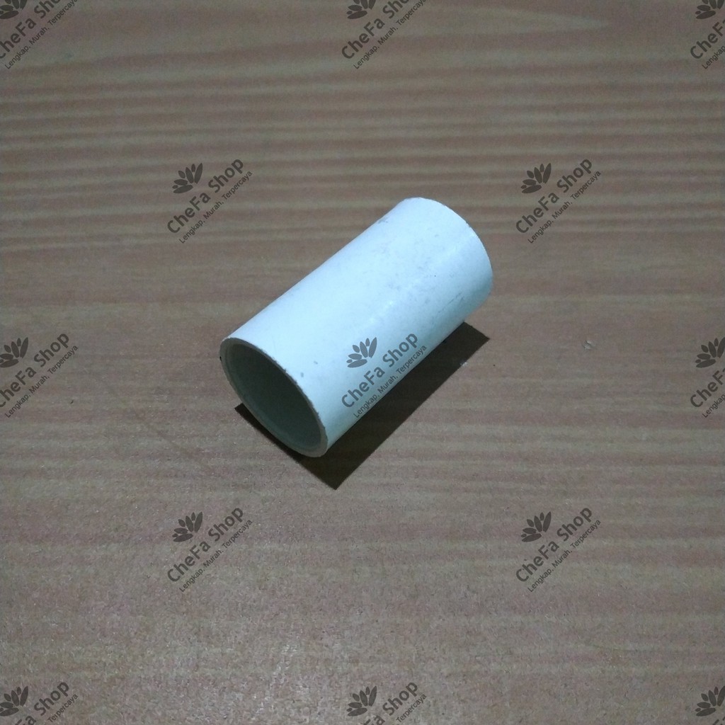 Jual Sok Lurus Pipa Listrik 20 MM / Sambungan Conduit PVC 20MM / Sock ...