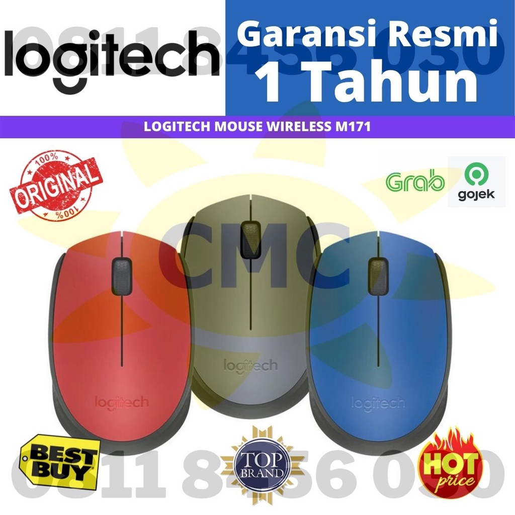 Jual LOGITECH MOUSE WIRELESS M171 | Shopee Indonesia