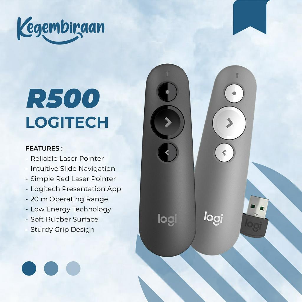 Jual Logitech R500 Laser Pointer Wireless Original | Shopee Indonesia