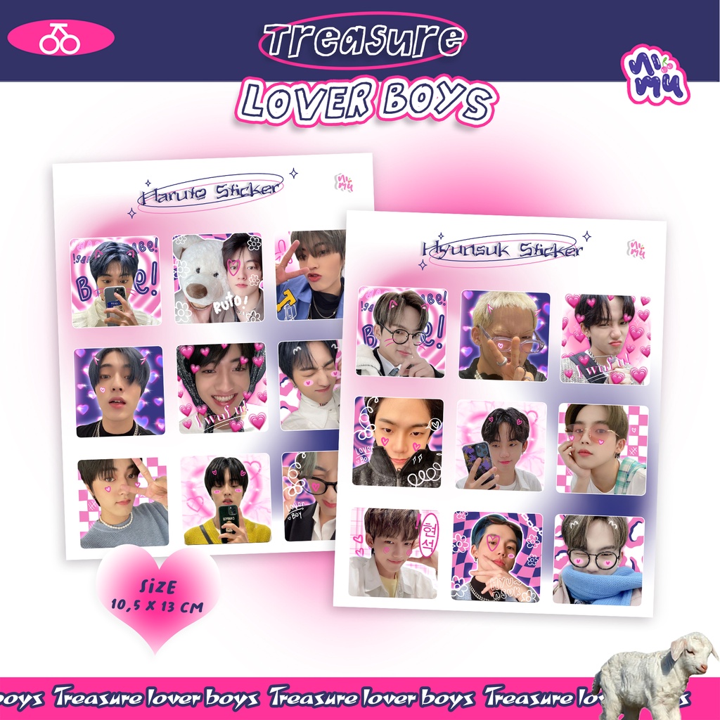 Jual TREASURE LOVER BOYS STICKER | TREASURE STICKER FANMADE | Shopee ...
