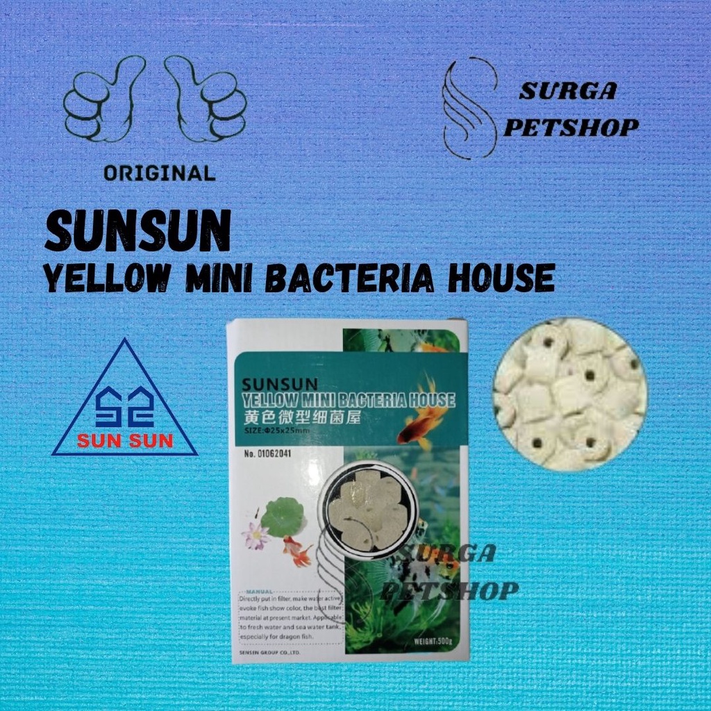 Jual SUNSUN YELLOW MINI BACTERIA HOUSE MEDIA FILTER RUMAH BAKTERI ...
