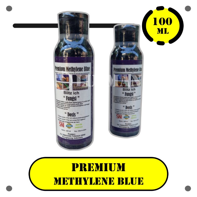 Jual PREMIUM METHYLENE BLUE Obat Biru - 100ml Obat Biru Ikan | Shopee Indonesia