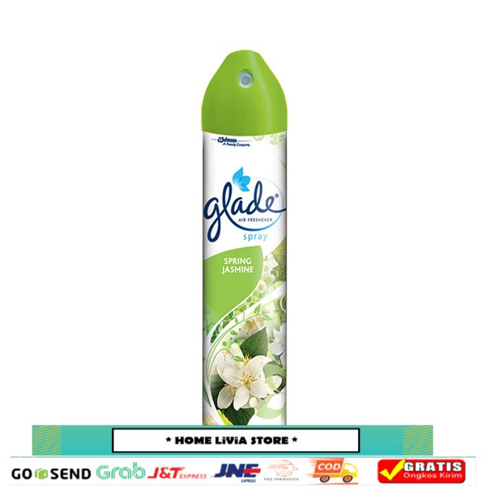 Jual Glade Aerosol Air Freshener Jasmine 250 ml | Shopee Indonesia