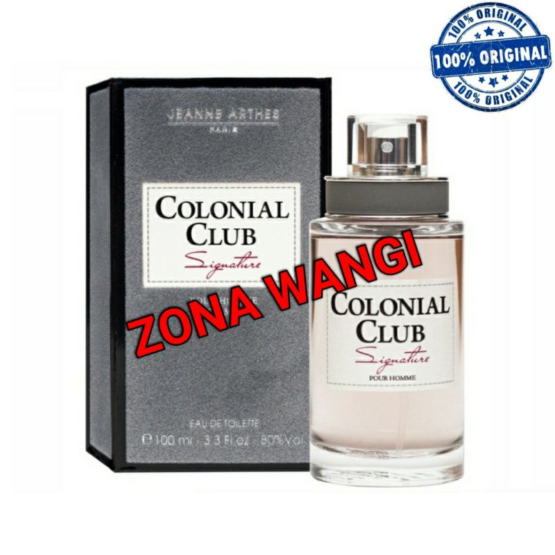 Jual Parfum Original - Jeanne Arthes Colonial Club Signature Man ...