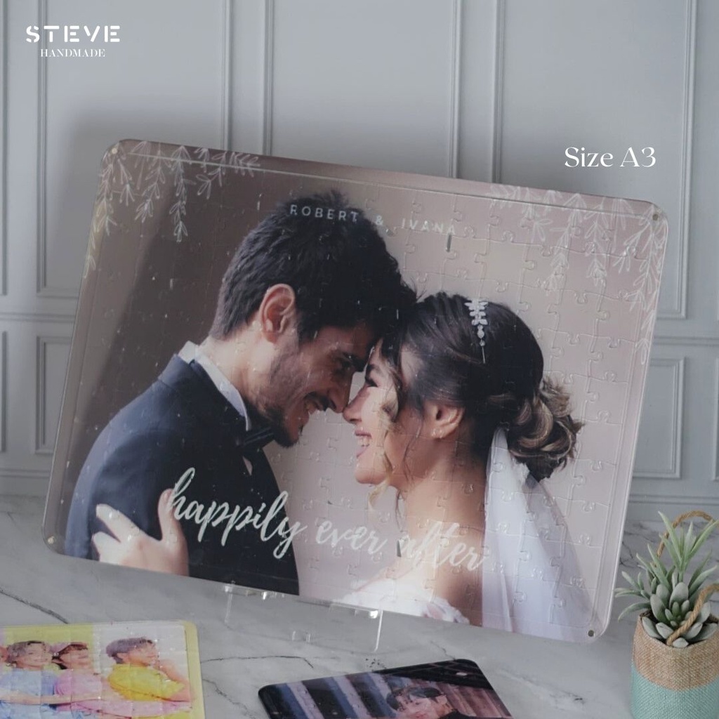 Jual Custom Acrylic Puzzle Frame / Permainan Jigsaw Puzzle Foto dari ...
