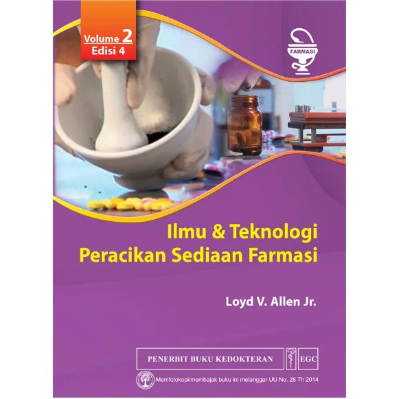 Jual Buku ORI - Buku Ilmu & Teknologi Peracikan Sediaan Farmasi Volume ...