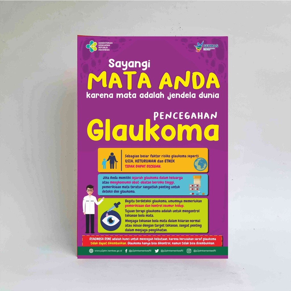 Jual Poster Kesehatan Mata, Poster Glaukoma, Poster Mata | Shopee Indonesia