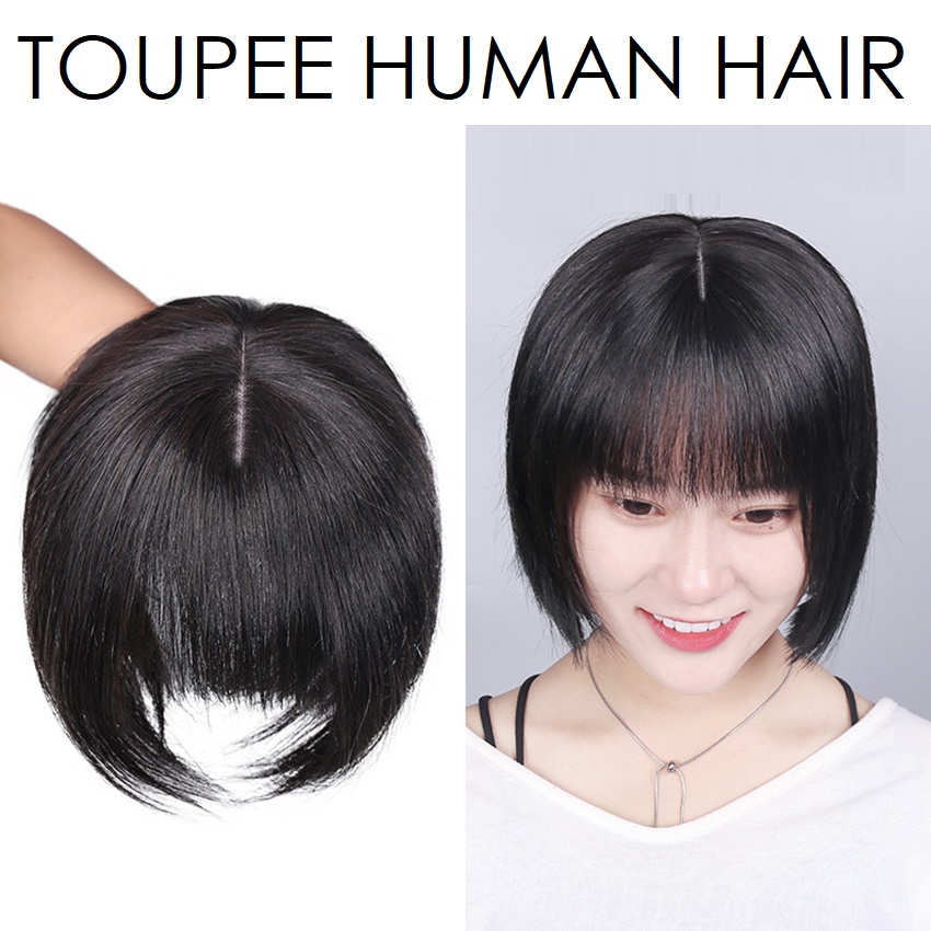 Jual WIG TOUPEE / PENUTUP BOTAK CEWEK / PRIA COWOK 011 RSW REAL HUMAN ...
