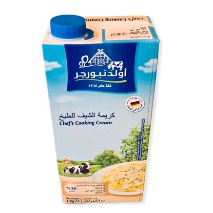 Jual Chef Cooking Cream Oldenburger 1Liter 20% fat Germany | Shopee ...