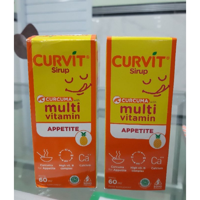Jual CURVIT SYRUP 60ML | CURVIT MULTIVITAMIN SYRUP | Shopee Indonesia