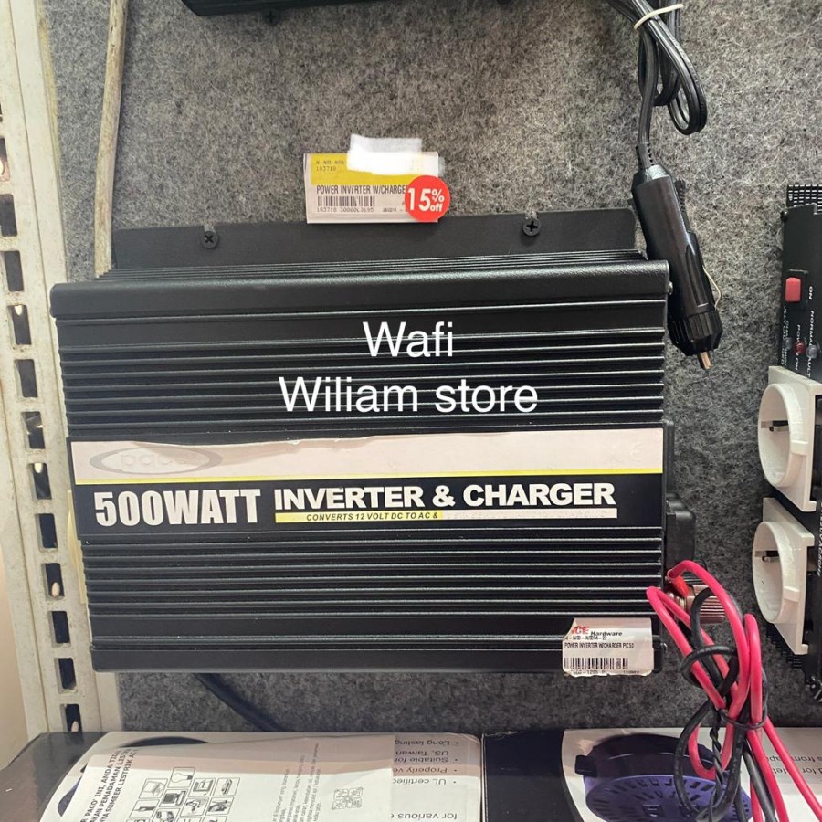 Jual Krisbow Paco Power Inverter DC To AC 500W Dengan Charger | Shopee ...