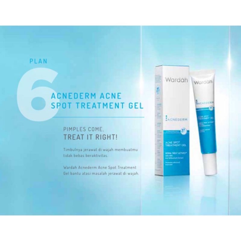 Jual Wardah Acnederm acne spot treatment gel 15ml | Shopee Indonesia