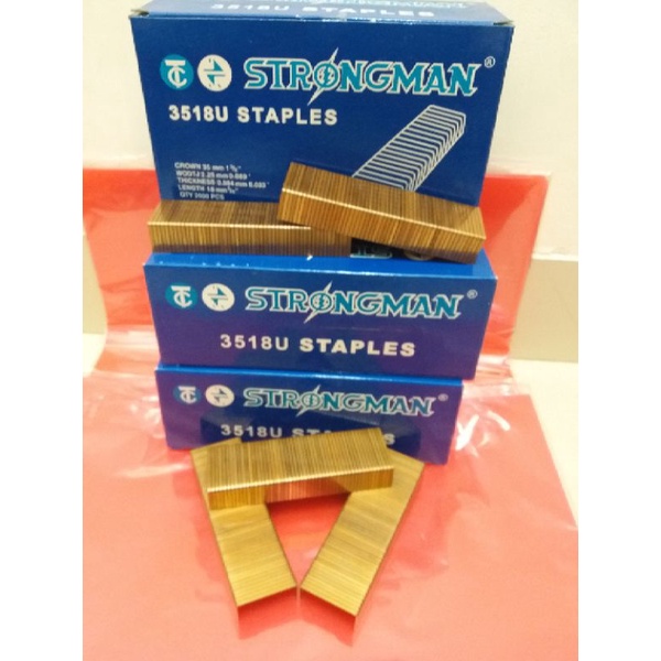 Jual isi staples strongman 3518 U | Shopee Indonesia