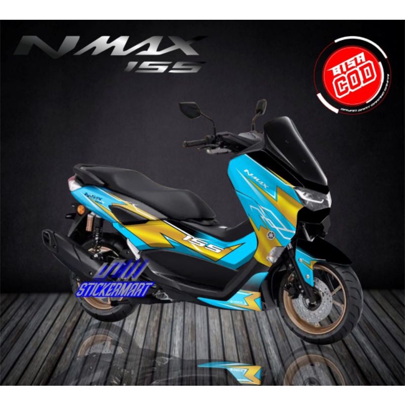 Jual STICKER DECAL YAMAHA NMAX 155 TOSCA GOLD SIMPLE | Shopee Indonesia