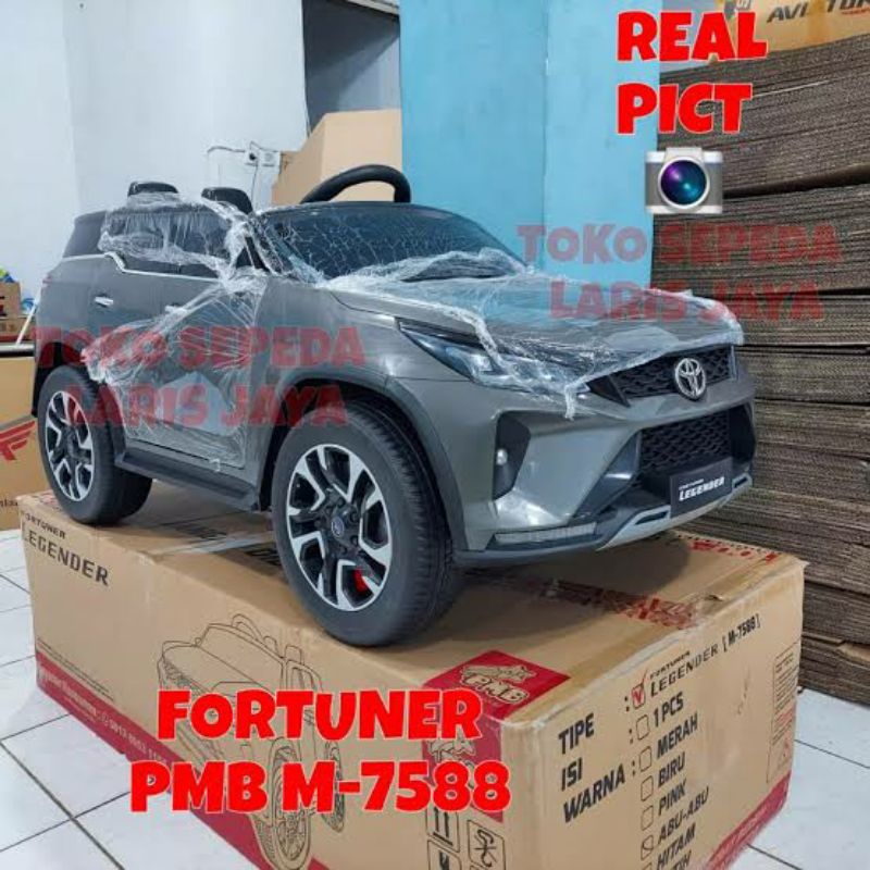 Jual mobil mobilan aki fortuner legender PMB 7588 | Shopee Indonesia