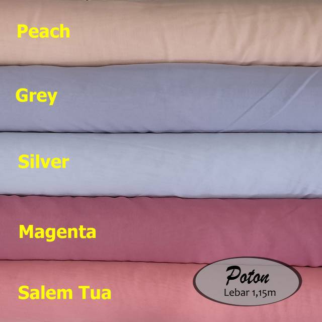 Jual KAIN POTON POLOSAN (HARGA PER 0,5 METER) | Shopee Indonesia