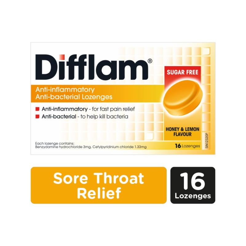 Jual Difflam Sugar Free Lozenges 16 Pcs (Import Singapore) | Shopee ...