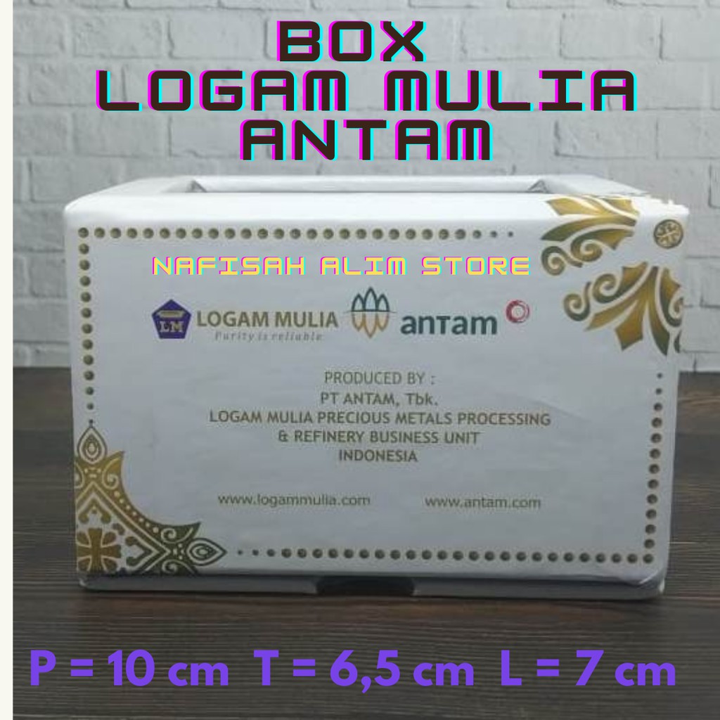 Jual Box Logam Mulia Kotak Emas Batangan Box LM Antam Box Emas Antam ...