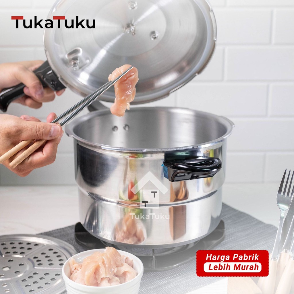 Jual panci langseng dandang besar jumbo alumunium pengukus kukusan ...