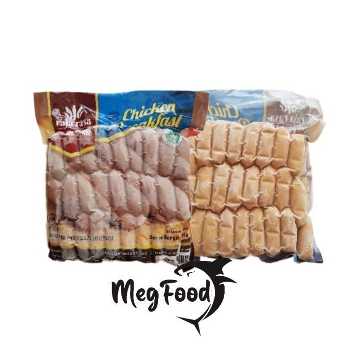 Jual CHICKEN BREAKFAST (SOSIS AYAM) 1 KILO MERK RAJA RASA | Shopee ...