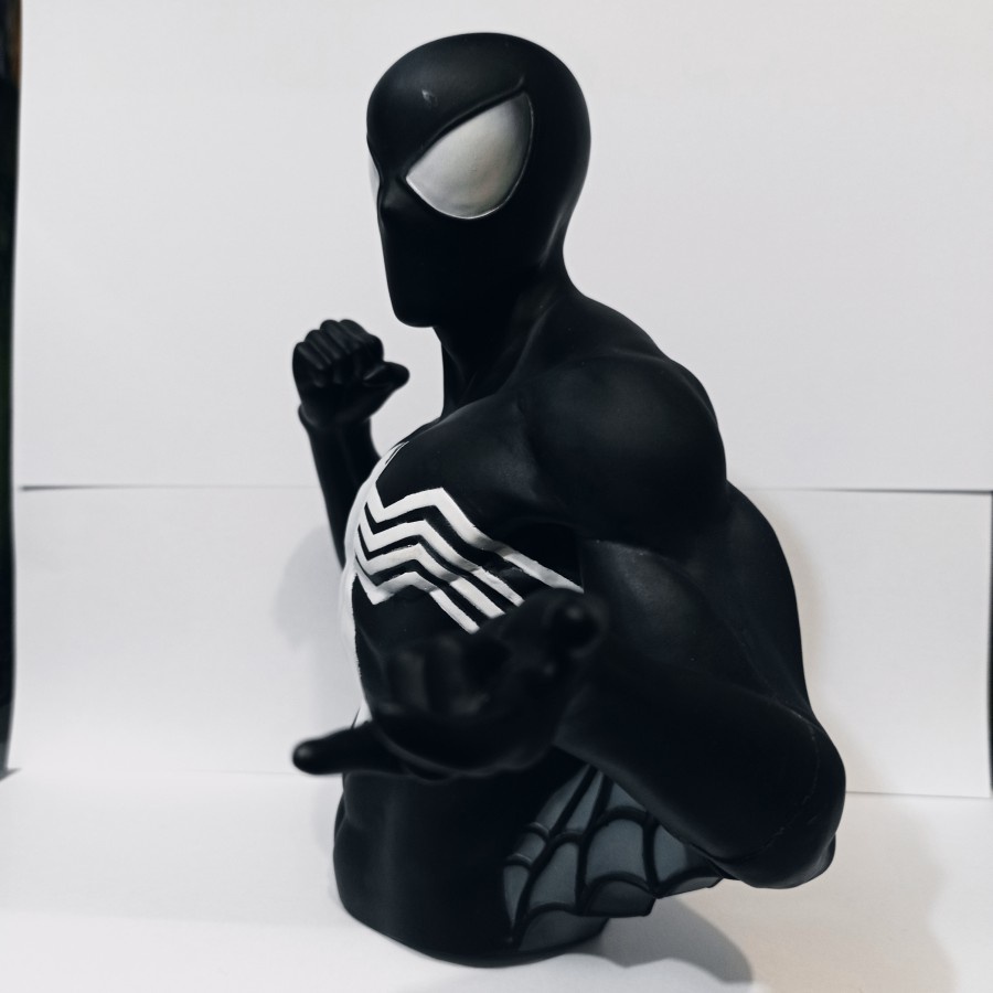 Jual Marvel Black Costume Spider-man Bust Bank Spider-man Hitam ...