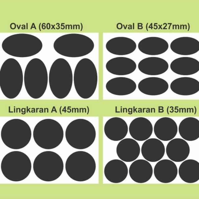 Jual Stiker Label oval lingkaran | Shopee Indonesia