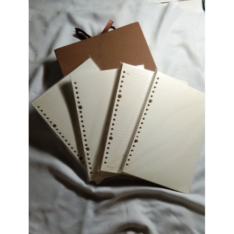 Jual Loose Leaf A5 Bookpaper (Cream Paper) Murah Isi binder | Shopee ...