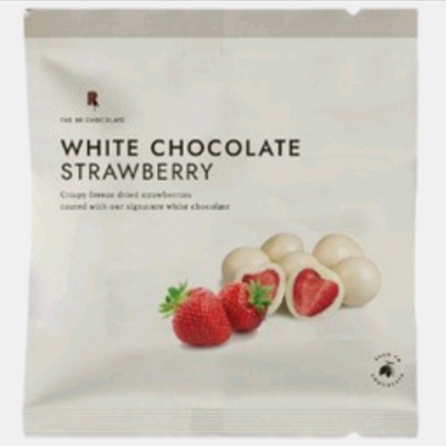 Jual The RR Chocolate White Chocolate Strawberry 80gr | Shopee Indonesia