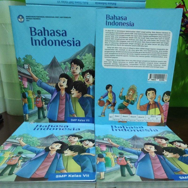 Jual Buku Pelajaran Bahasa Indonesia Untuk SMP Kelas 7 kurikulum Merdeka | Shopee Indonesia