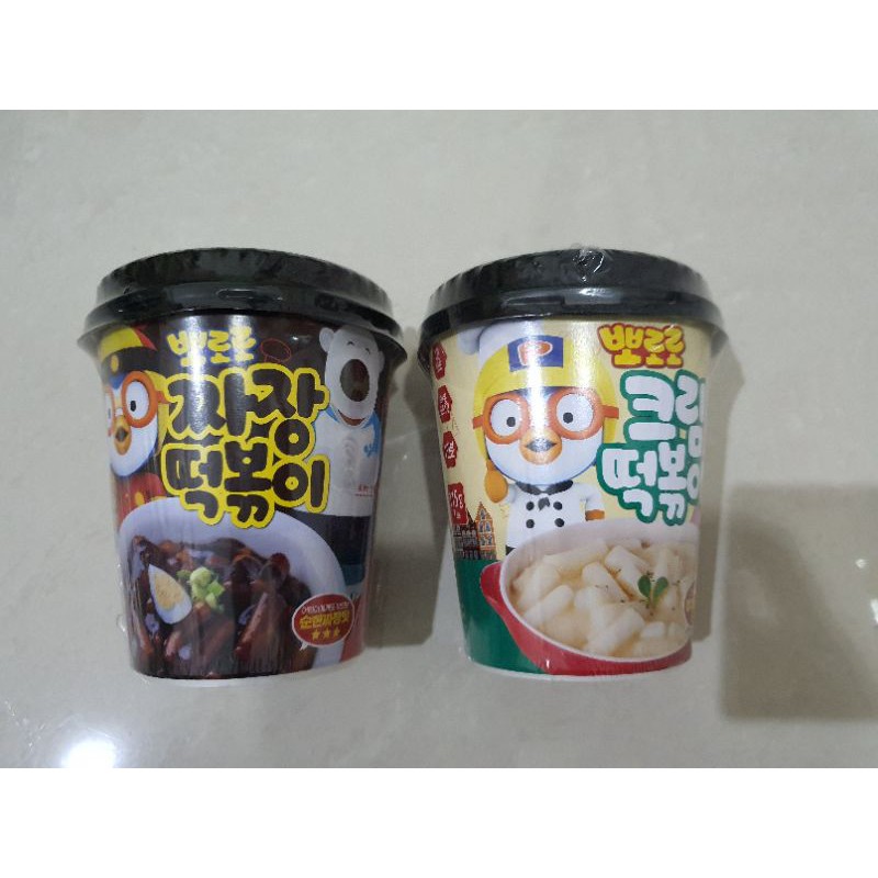 Jual Pororo Instant Toppoki / Tteokbokki Stir-Fried Rice Cake Cup Anak ...