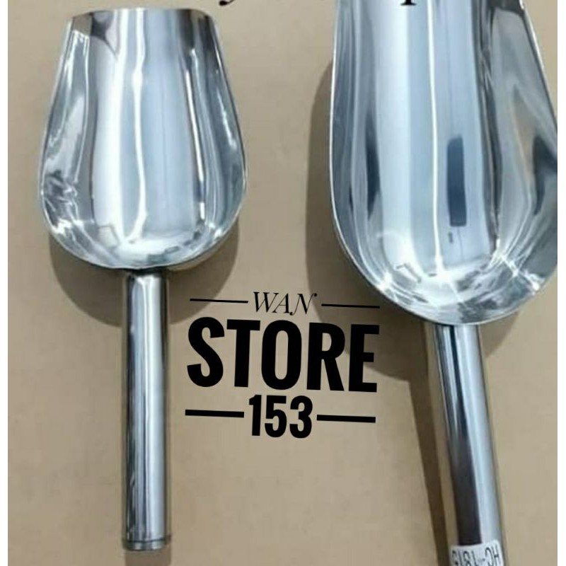 Jual scop gula /scop es batu/sendok gula /sendok es batu /stainless ...
