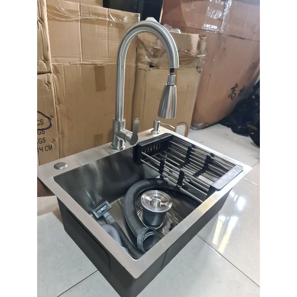 Jual KITCHEN SINK STAINLESS 6045 / Wastafel Bak Cuci Piring Stainless ...