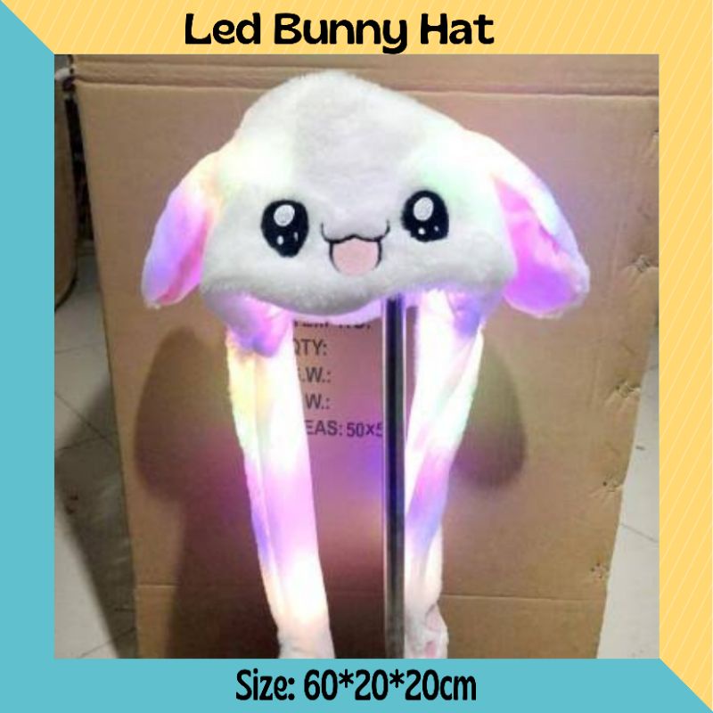Jual Led Bunny Hat Topi Kelinci Kuping Goyang Hits KPop Blackpink bando ...