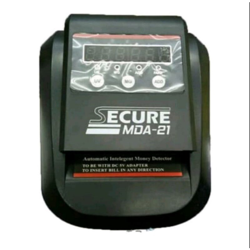 Jual MESIN DETEKSI UANG SECURE MDA-21 - MONEY DETECTOR TESTER | Shopee ...