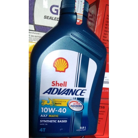 Jual Oli Shell AX7 10W-40 & 10W-30 Matic 0,8L | Shopee Indonesia
