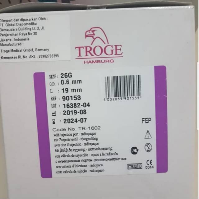 Jual iv troge trovenocath 18 20 22 24 | Shopee Indonesia